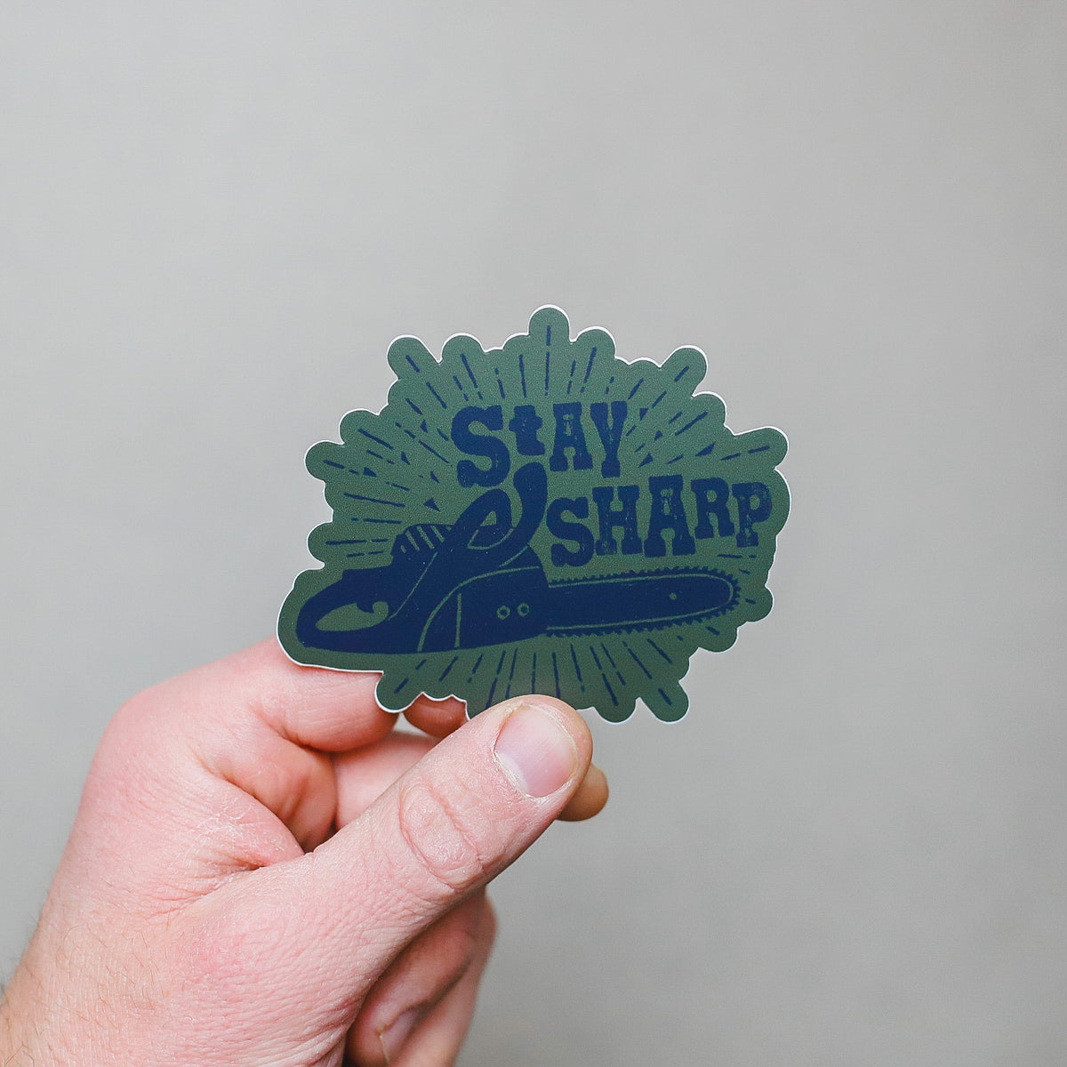 "Stay Sharp" Sticker • The Men's Collection – Crew + Co